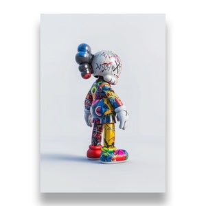 Kaws Poster Set of 3, Kaws Poster | Kaws, 3 Piece Wall Art, Kaws Wall ...