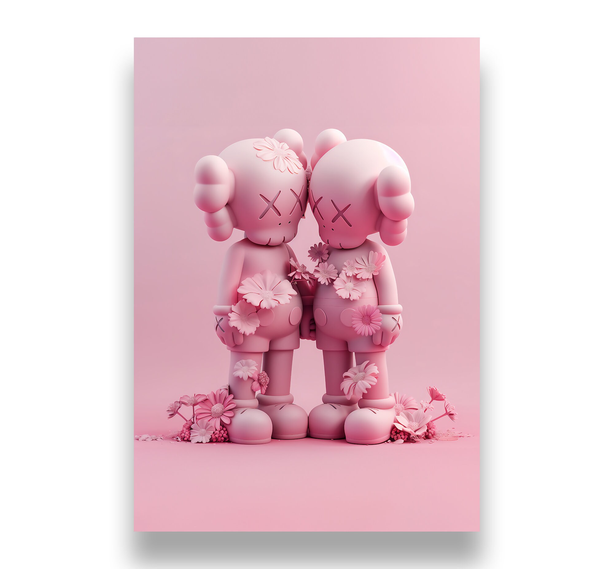 Kaws Poster Bundle 3 Piece Wall Art Love Poster, Printable Kaws Wall ...