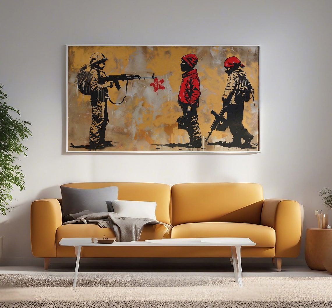 Banksy Graffiti Wall Art Large Wall Art, Digital Download, Banksy ...