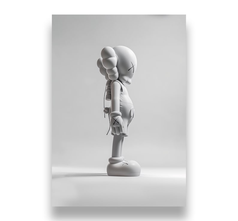 Kaws Poster Set of 3, Kaws Figure Kaws, 3 Piece Wall Art, Kaws Wall Art ...