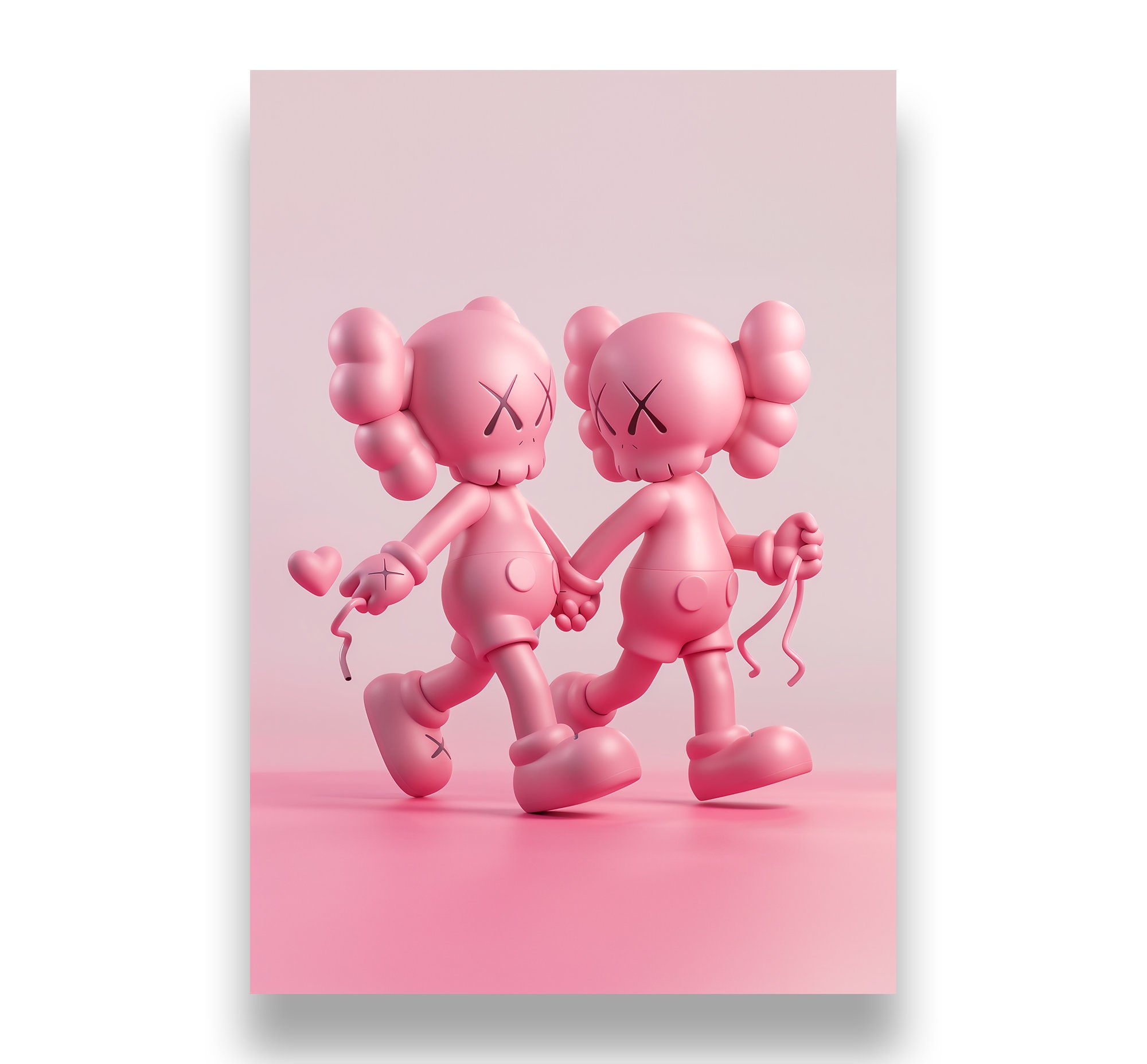 Kaws Poster Bundle 3 Piece Wall Art Love Poster, Printable Kaws Wall ...
