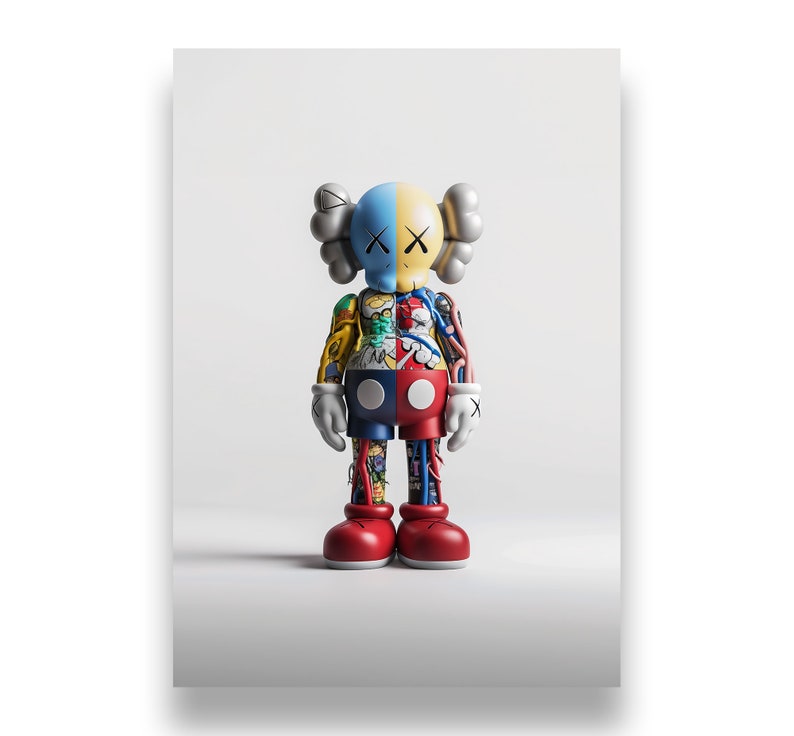 Kaws Poster Set of 3, Kaws Poster | Kaws, 3 Piece Wall Art, Kaws Wall ...