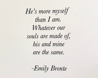 Emily Bronte Quote | Etsy