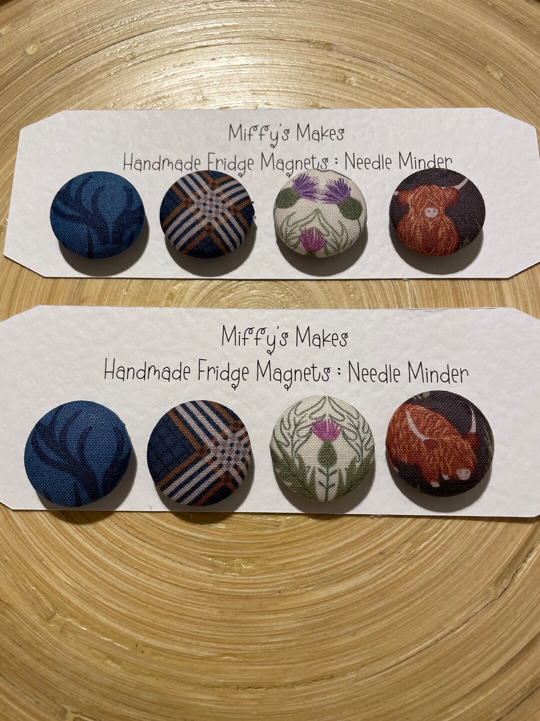 Scottish Themed Fridge Magnets Needle Minder Wall Planner Magnets ...