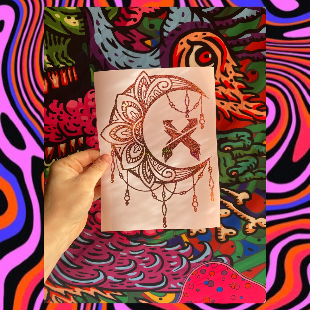 Excision Mandala Moon Decal - Etsy