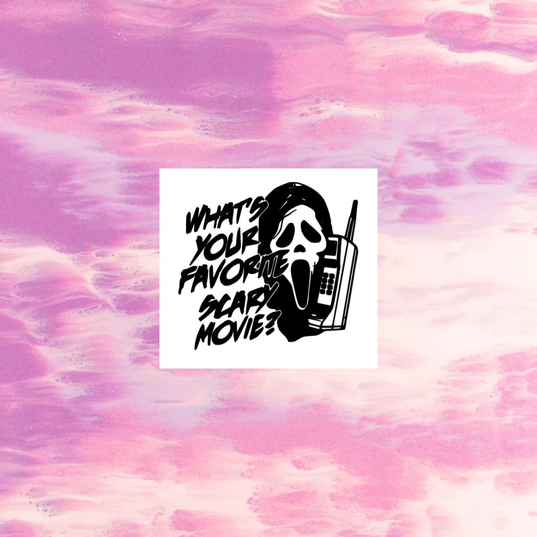 Ghostface Decal - Etsy