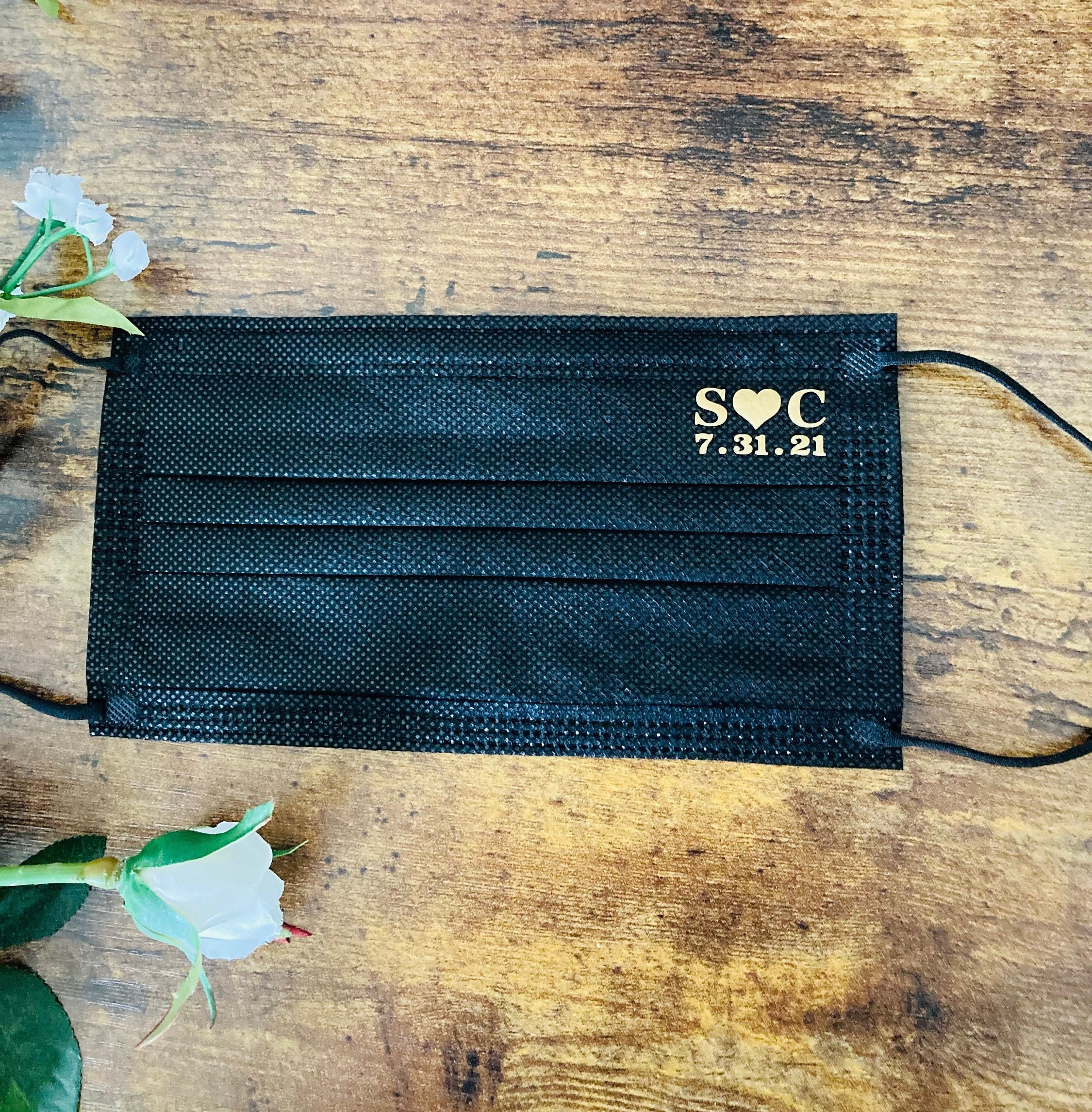 Disposable Wedding Masks for Guest Individually Wrapped - Etsy