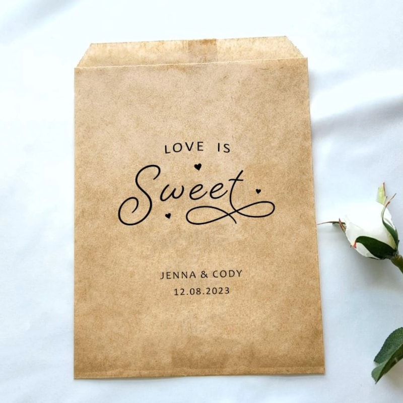 Wedding Candy Bags - Etsy