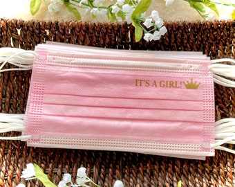 Baby Shower Mask | Etsy