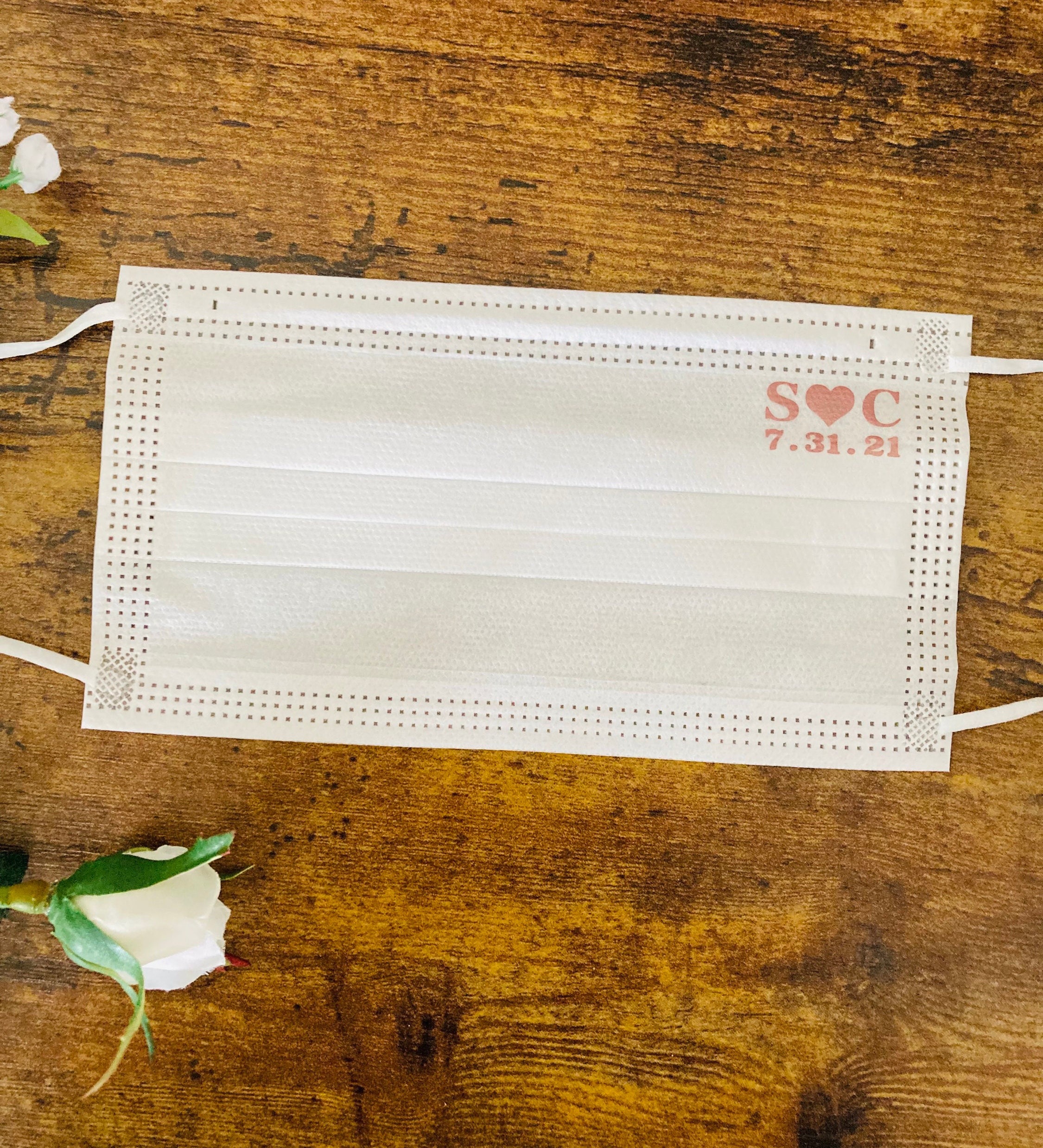 Disposable Wedding Masks for Guest Individually Wrapped - Etsy