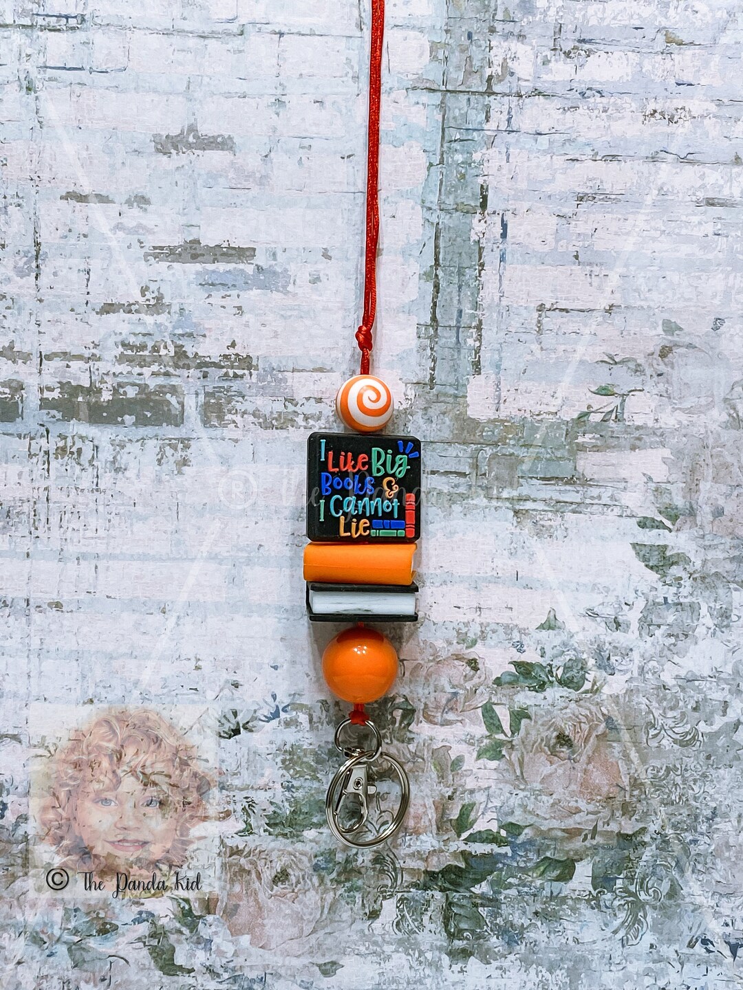 Big Books Lanyard, Stacked Books, Book Club Lanyard, ID Holder, Badge ...