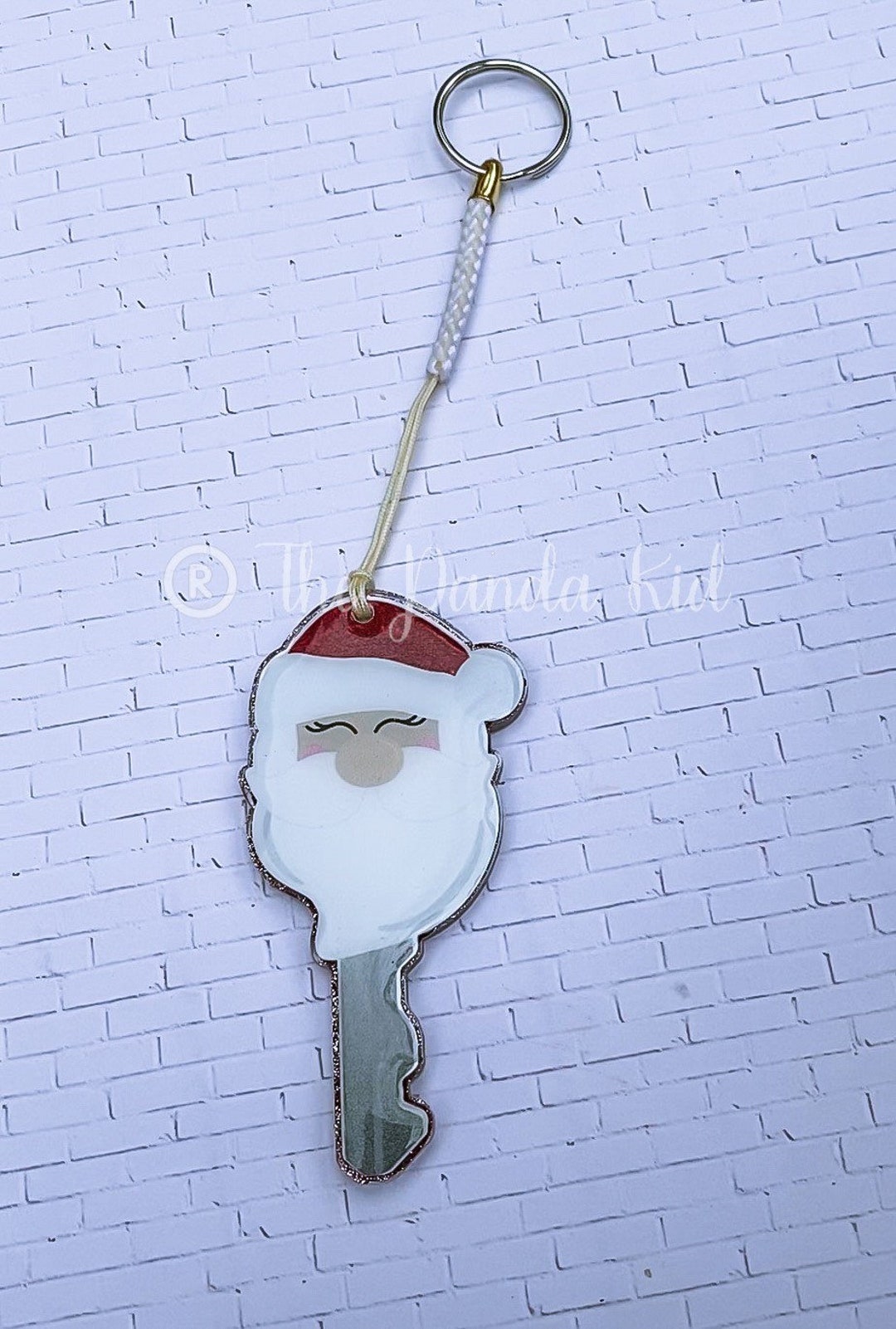 Santa Key Charm, Magic Santa Key, Santa Keychain, Down the Chimney ...