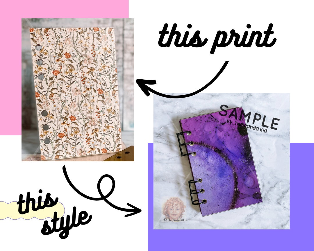 Wild Mix Mini Notebook Binder Style Calendar Note Pad - Etsy