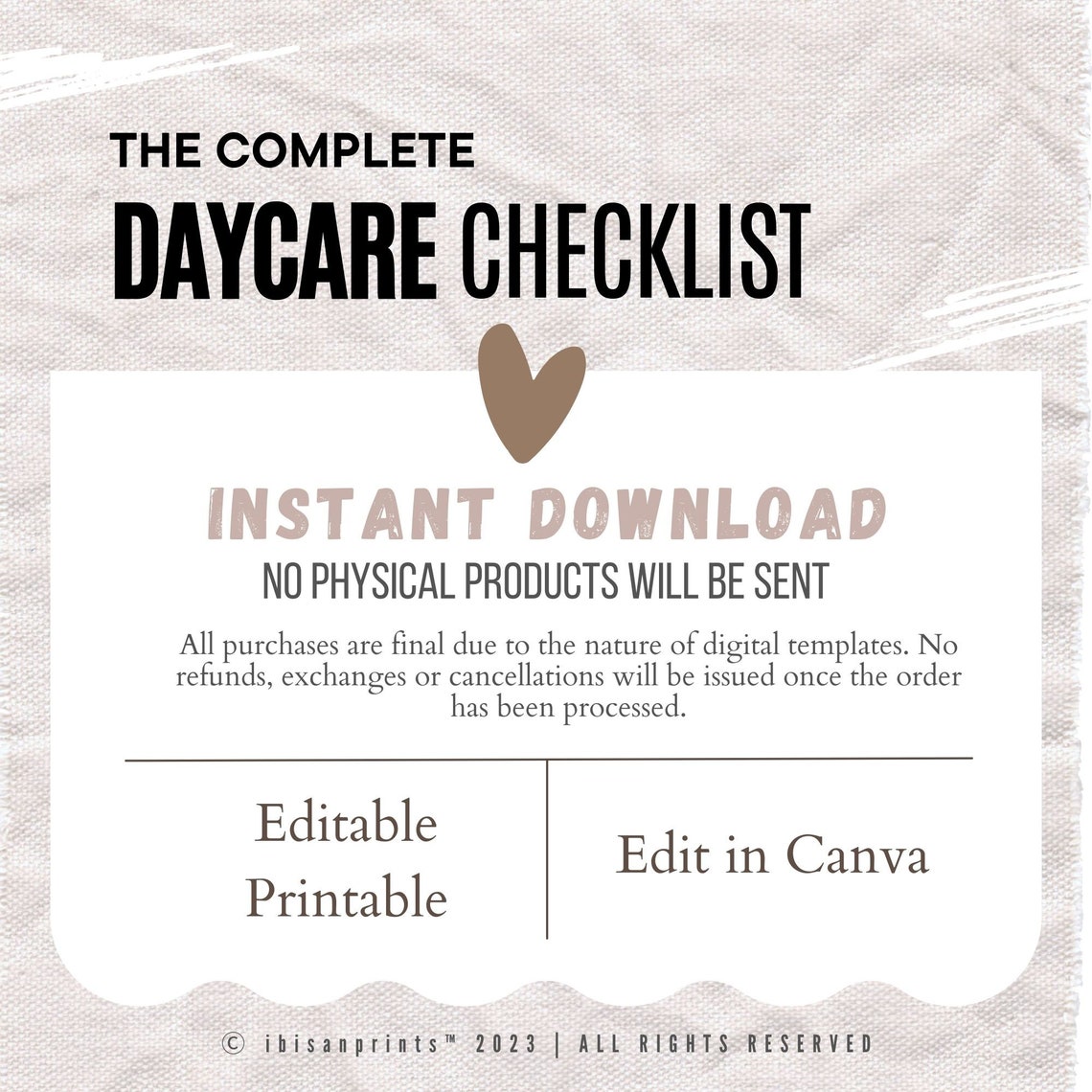 Daycare Checklist Daily Pre-school Checklist School Checklist Kids ...