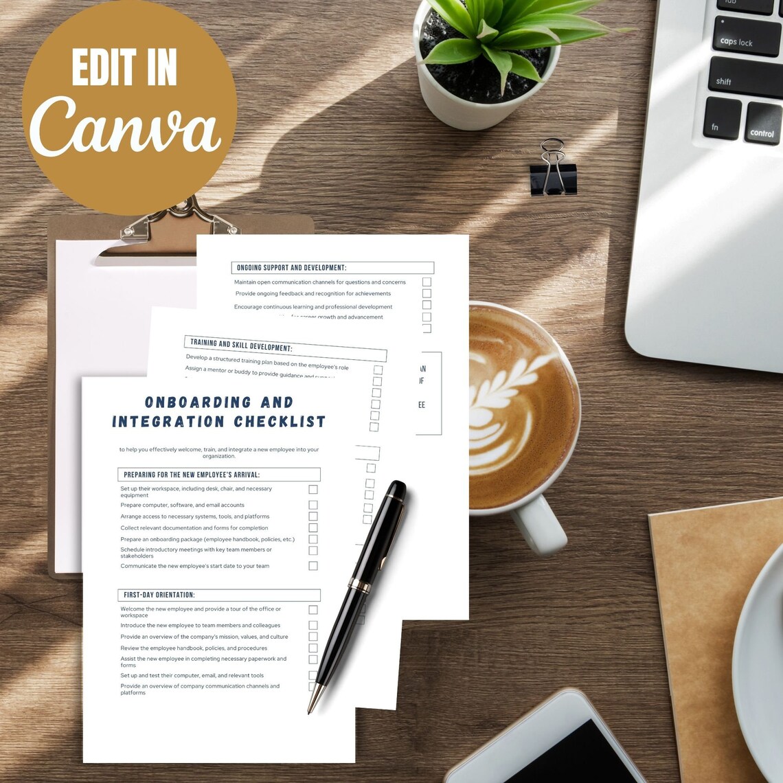 Onboarding Checklist for New Employee Integration Checklist for New ...