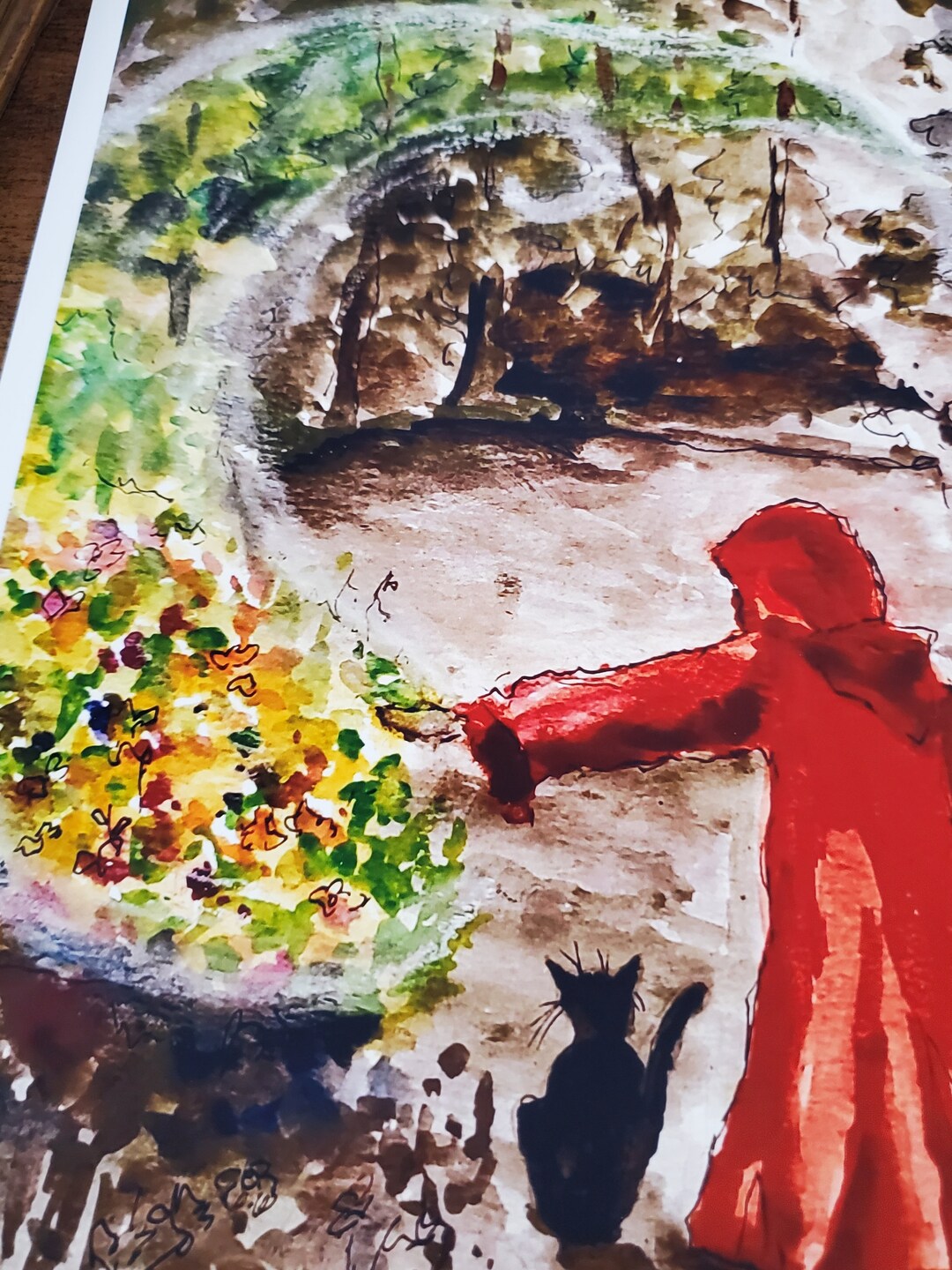 Forest Witch Print, Magical Art, Nature Art, Fantasy Art Print, Good ...