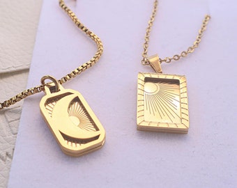 Sun and Moon Matching Jewelry - Etsy