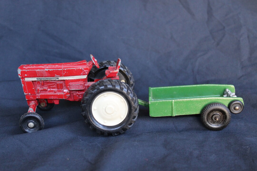 Farm Tractor Toy With Bail Loader - Etsy