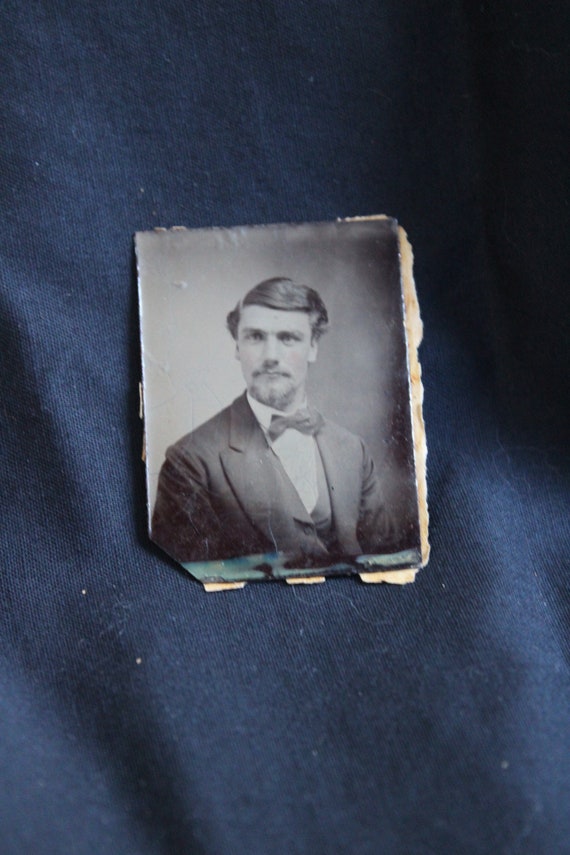 Vintage Antique Tintype Photo - Etsy