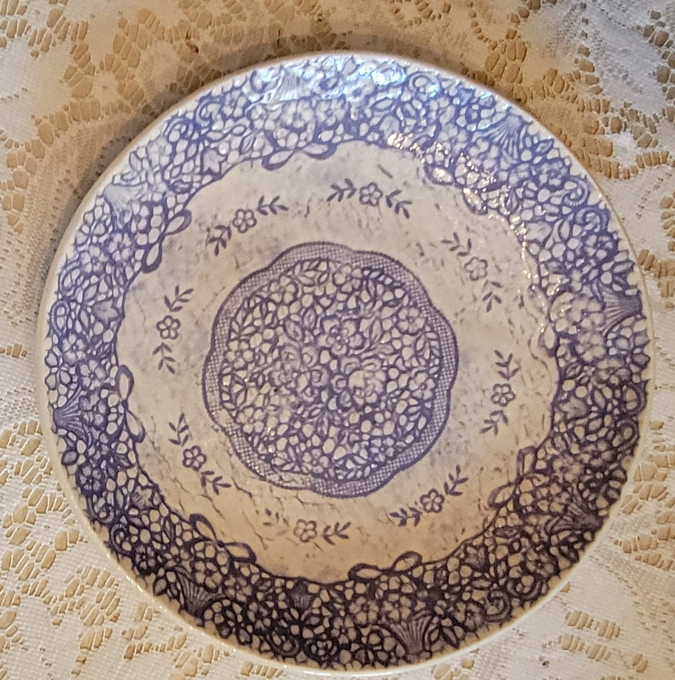 Flower Pattern Plate - Etsy