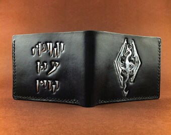 Leather Skyrim Wallet - Etsy