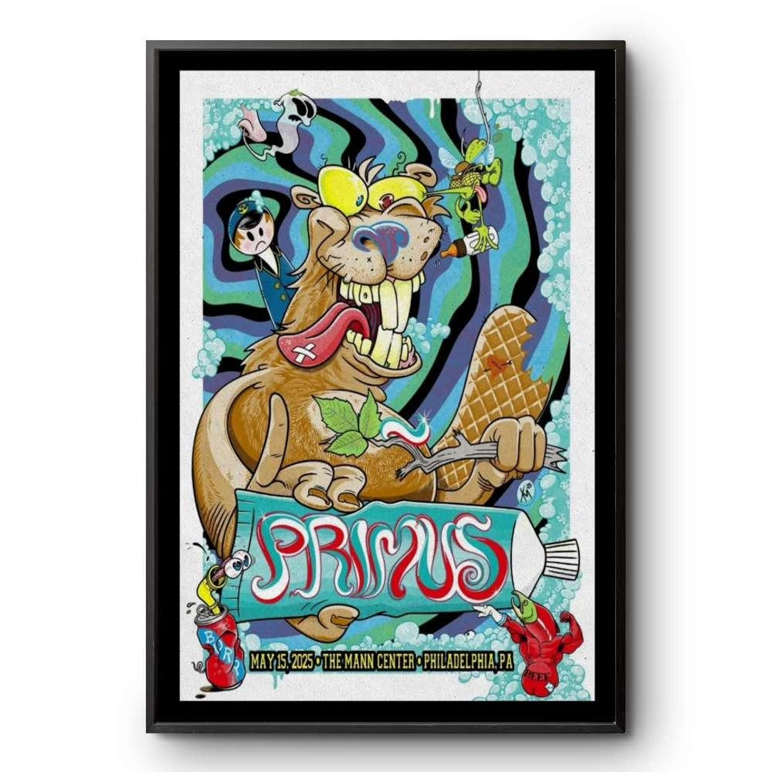 Primus TD Pavilion at the Mann Philadelphia, PA May 15 2025 Show Poster ...