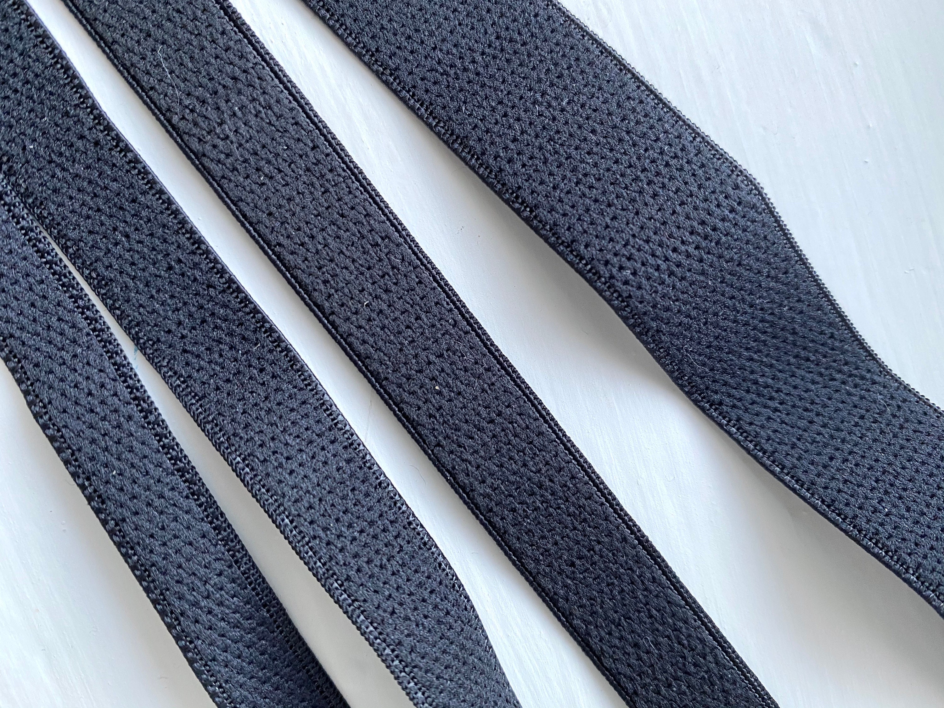 Bra Strap Elastic 10,12,19mm Black - for Bra Making - Made in France - Etsy