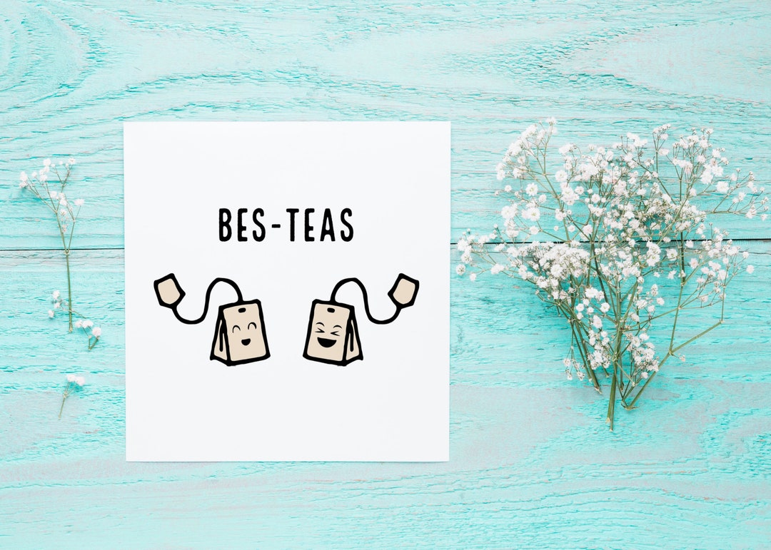 Bes-teas Sparkle Card - Etsy