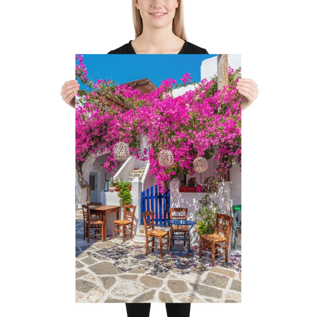 Print - Poster // Paros - Prodromos - Greek Islands - Cyclades - Wall ...