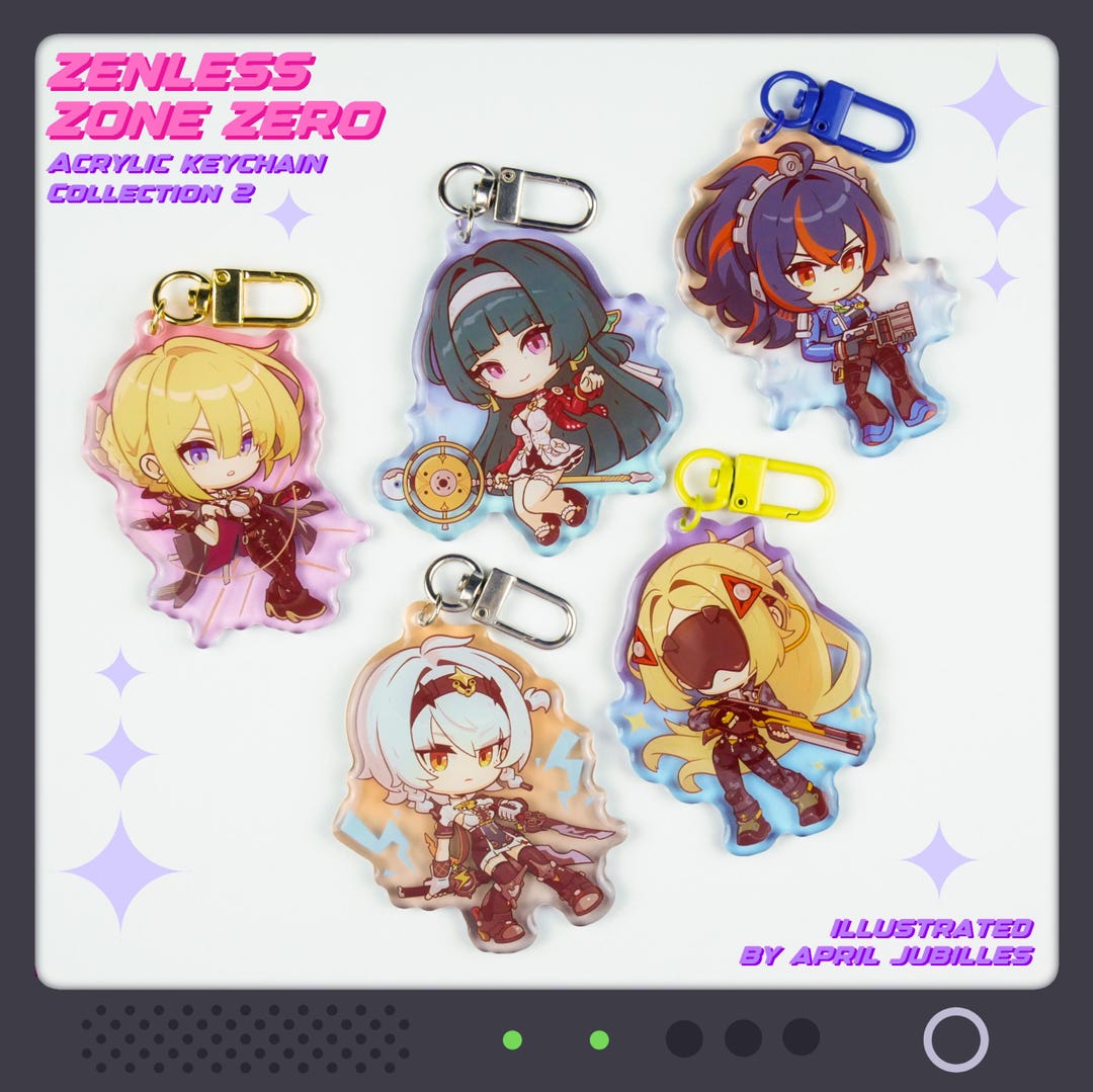 Zenless Zone Zero: Acylic Keychains Collection 2 - Etsy