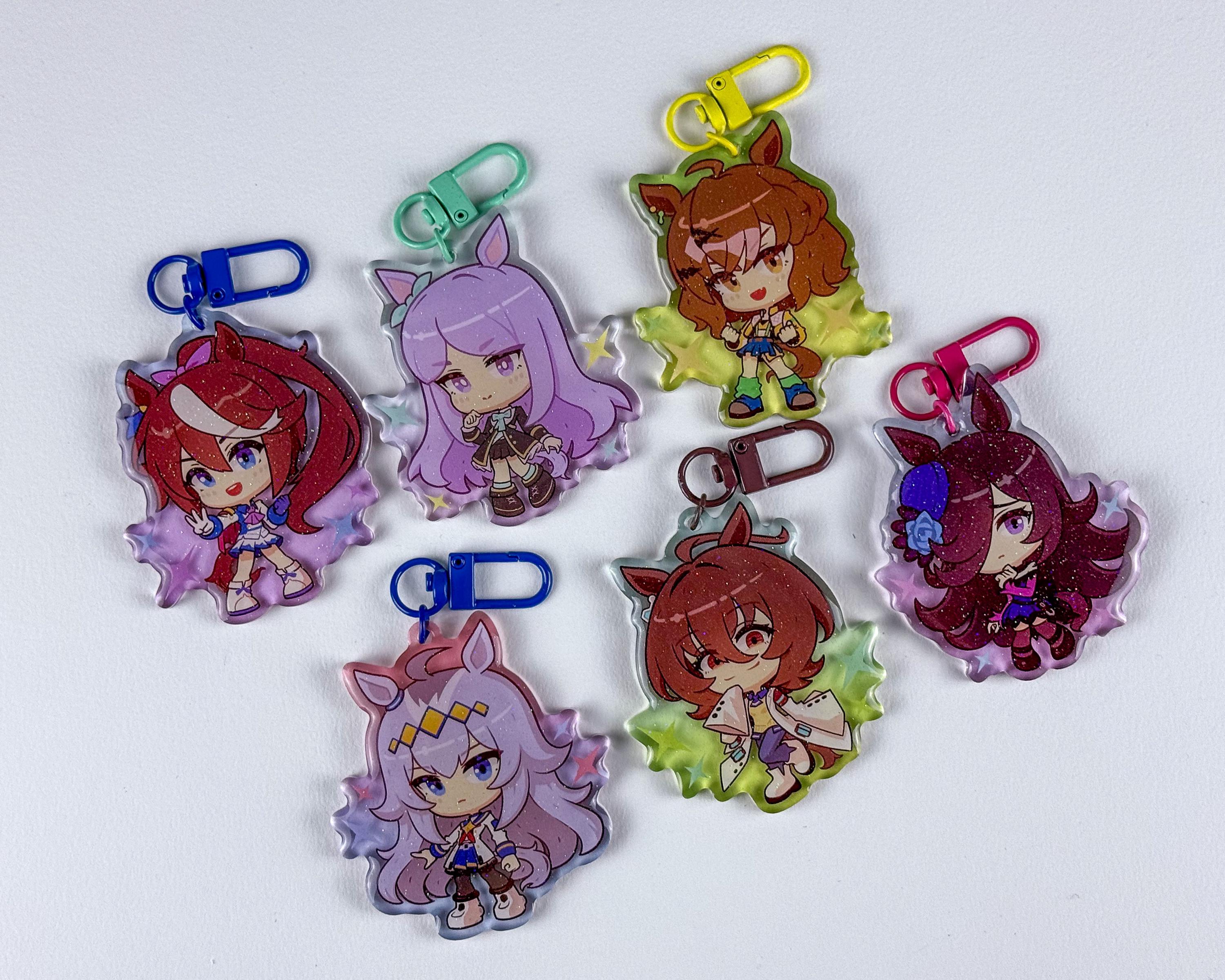 Uma Musume: Glitter Acrylic Keychain Collection 1 - Etsy