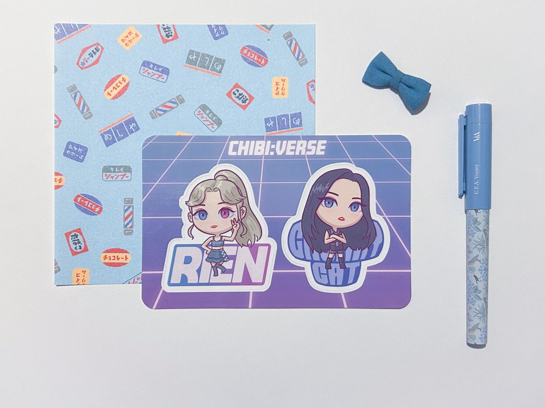 LOONA Chibi:verse Rien & Chonky Cat Kpop Stickers - Etsy
