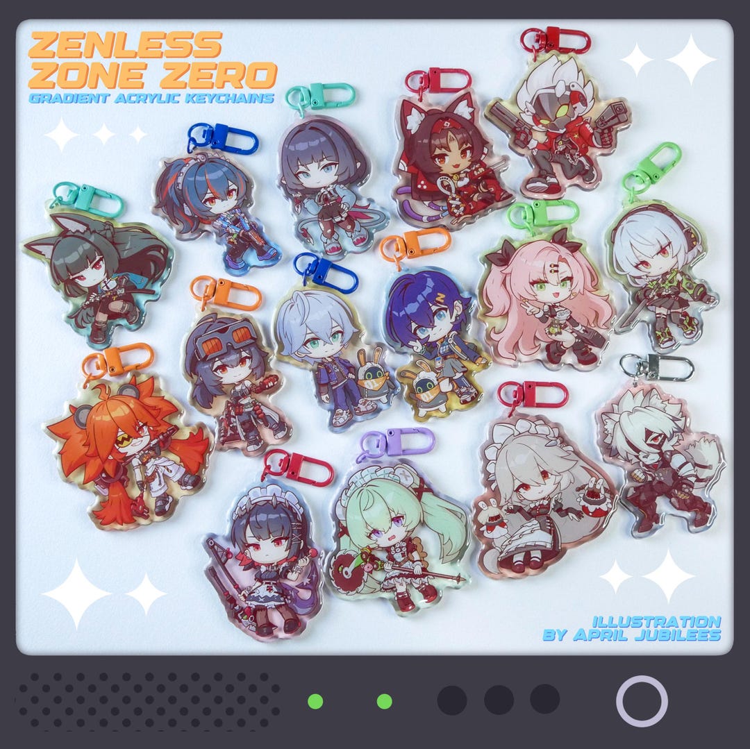 Zenless Zone Zero: Acrylic Keychains Collection 1 - Etsy UK