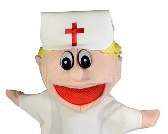 Nurse Hand Puppet - Etsy