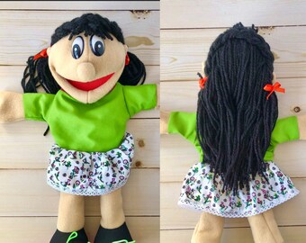 Girl Hand Puppet | Etsy