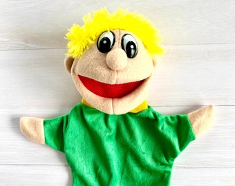 Boy Hand Puppet for Kids, Baby Learning, Teacher Tools, Homeschooling ...