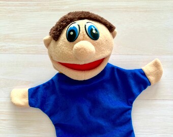 Boy Hand Puppet for Kids, Baby Learning, Teacher Tools, Homeschooling ...