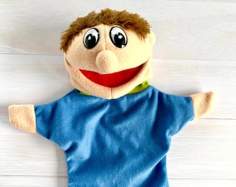 Boy Hand Puppet for Kids Baby Learning Teacher Tools - Etsy