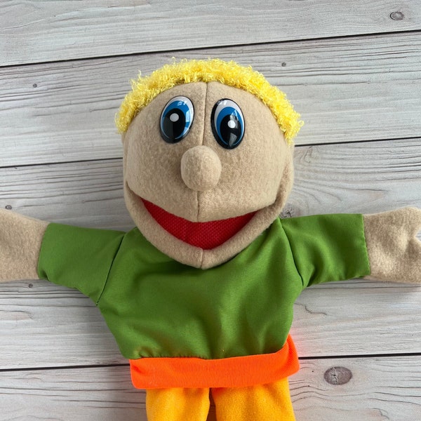 Boy Hand Puppet for Kids, Baby Learning, Teacher Tools, Homeschooling ...