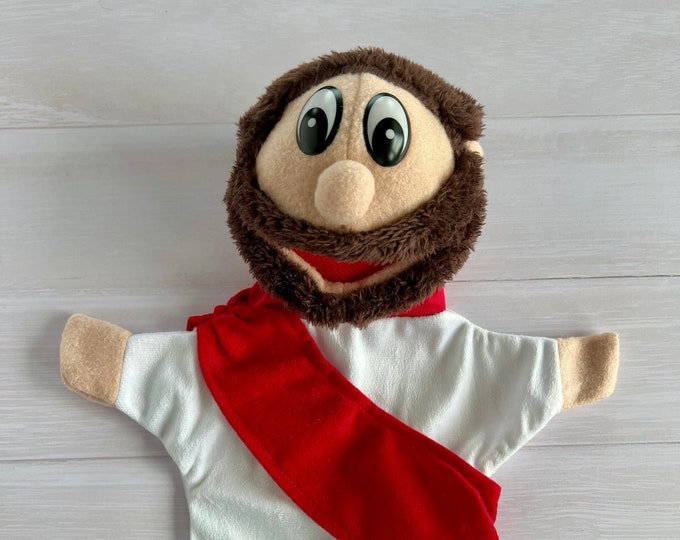 Jesus Hand Puppet Ideal for Bible Stories Outside and Inside the Home ...