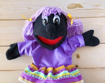 Black Girl Puppet | Etsy