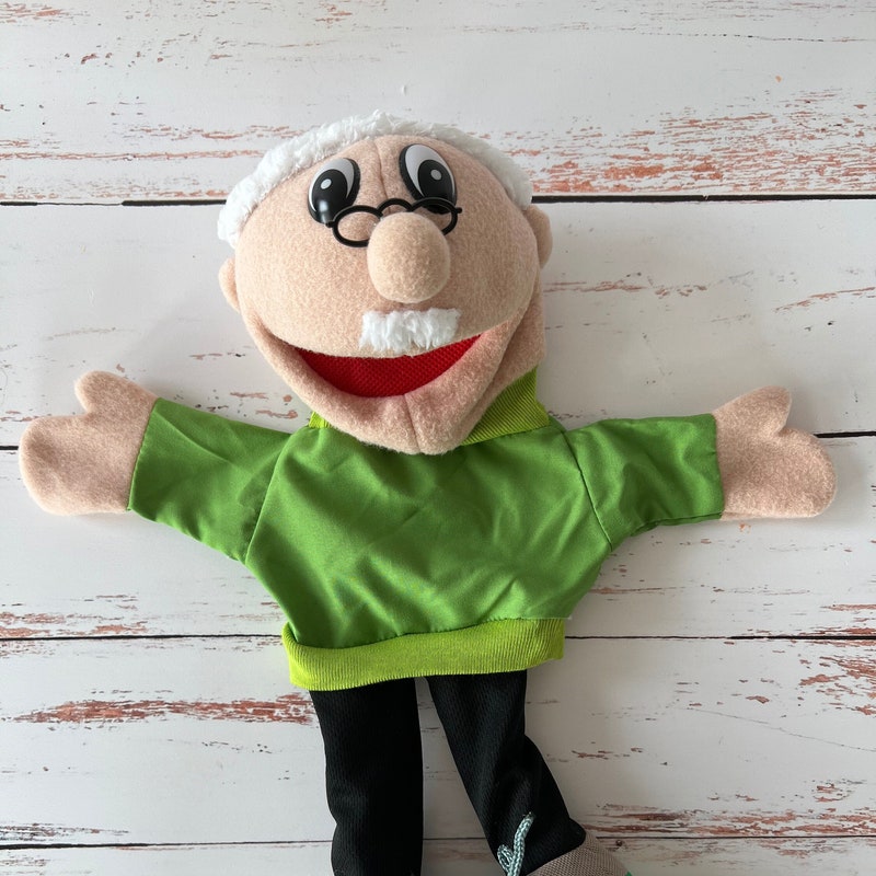 Grandpa Puppet - Etsy