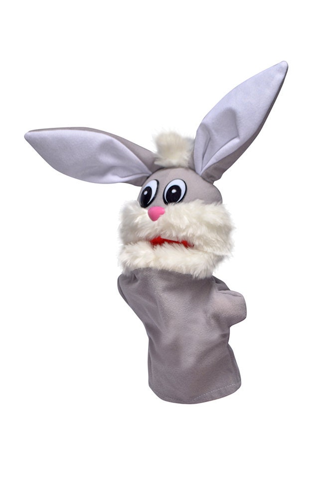 Bunny Hand Puppet, Gift for Therapist, Toddlers and Teachers. - Etsy