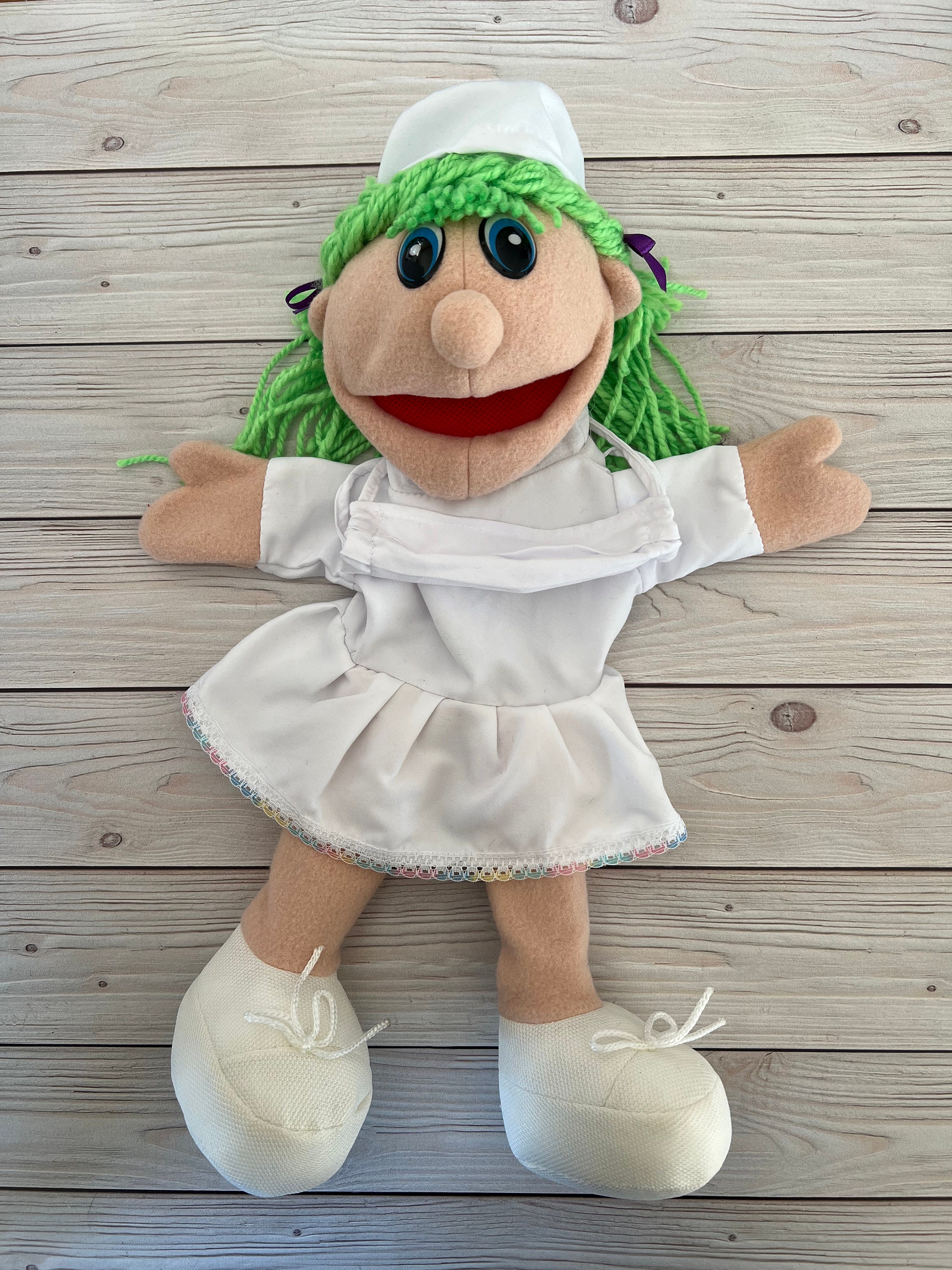 Nurse Hand Puppet Quarantine Pandemic Nurse Educational - Etsy