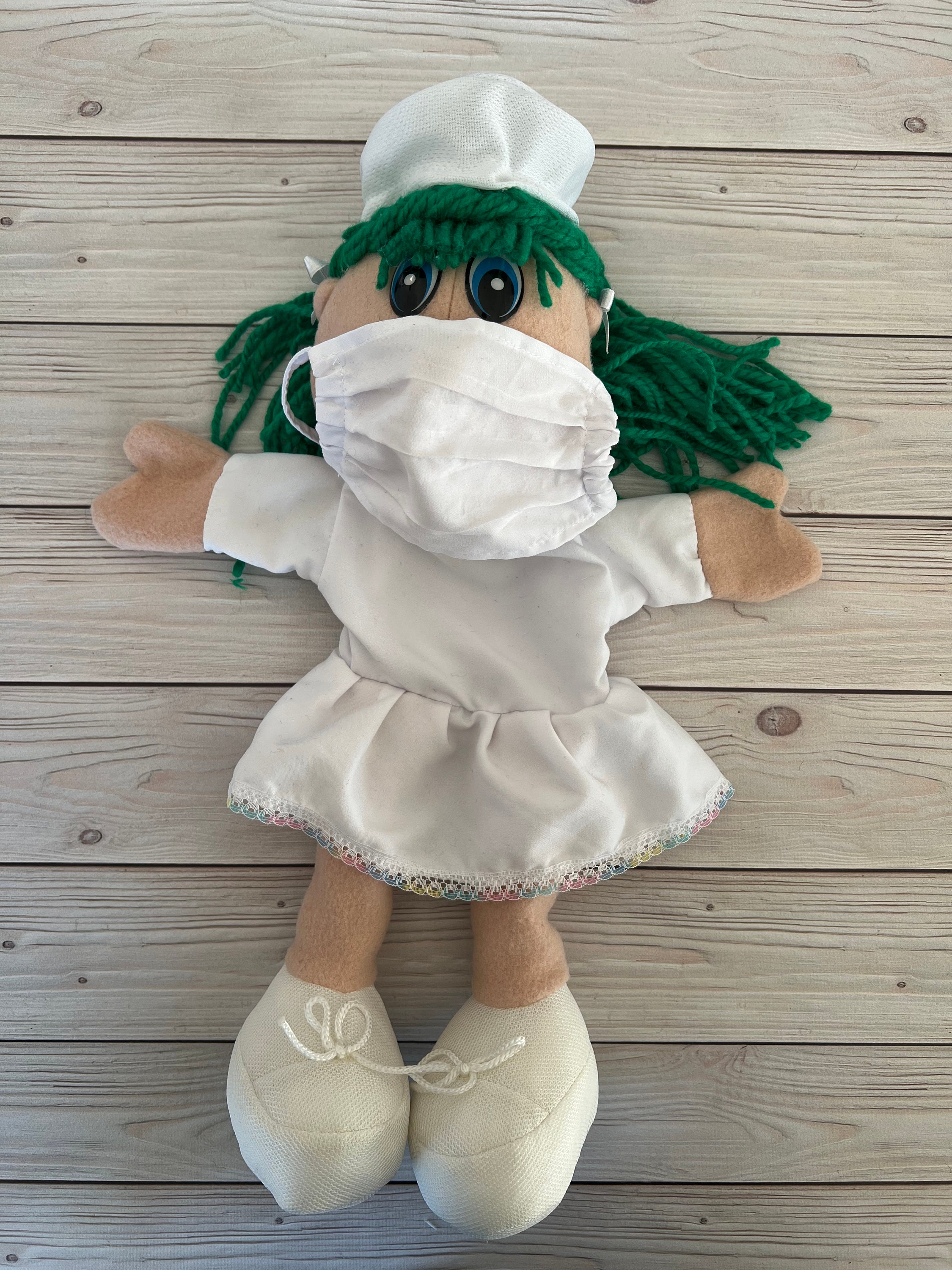 Nurse Hand Puppet, Quarantine Pandemic Nurse, Educational Materials ...