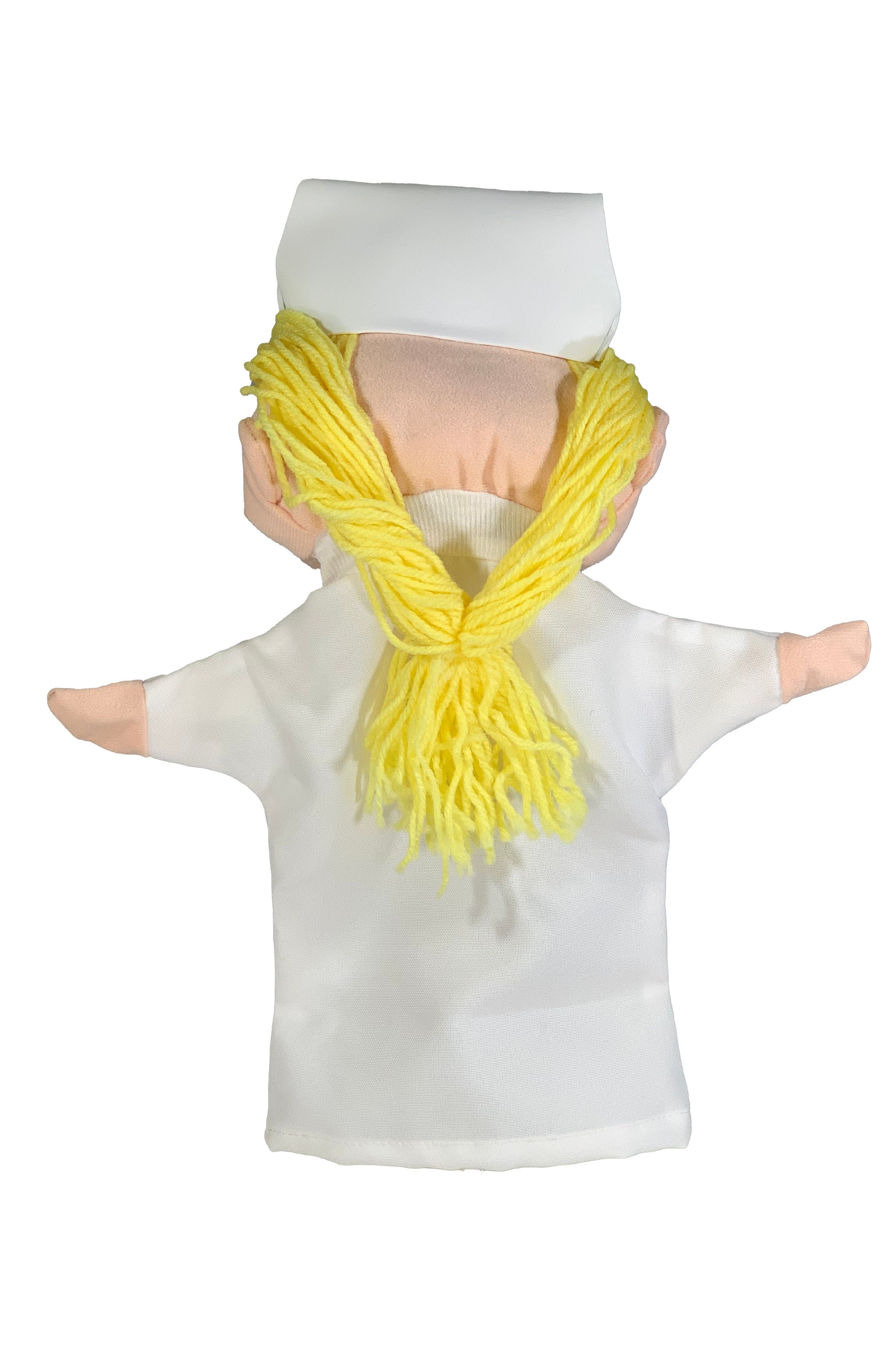 Nurse Hand Puppet for Kids With Movable Mouth, Speech Therapy Materials ...