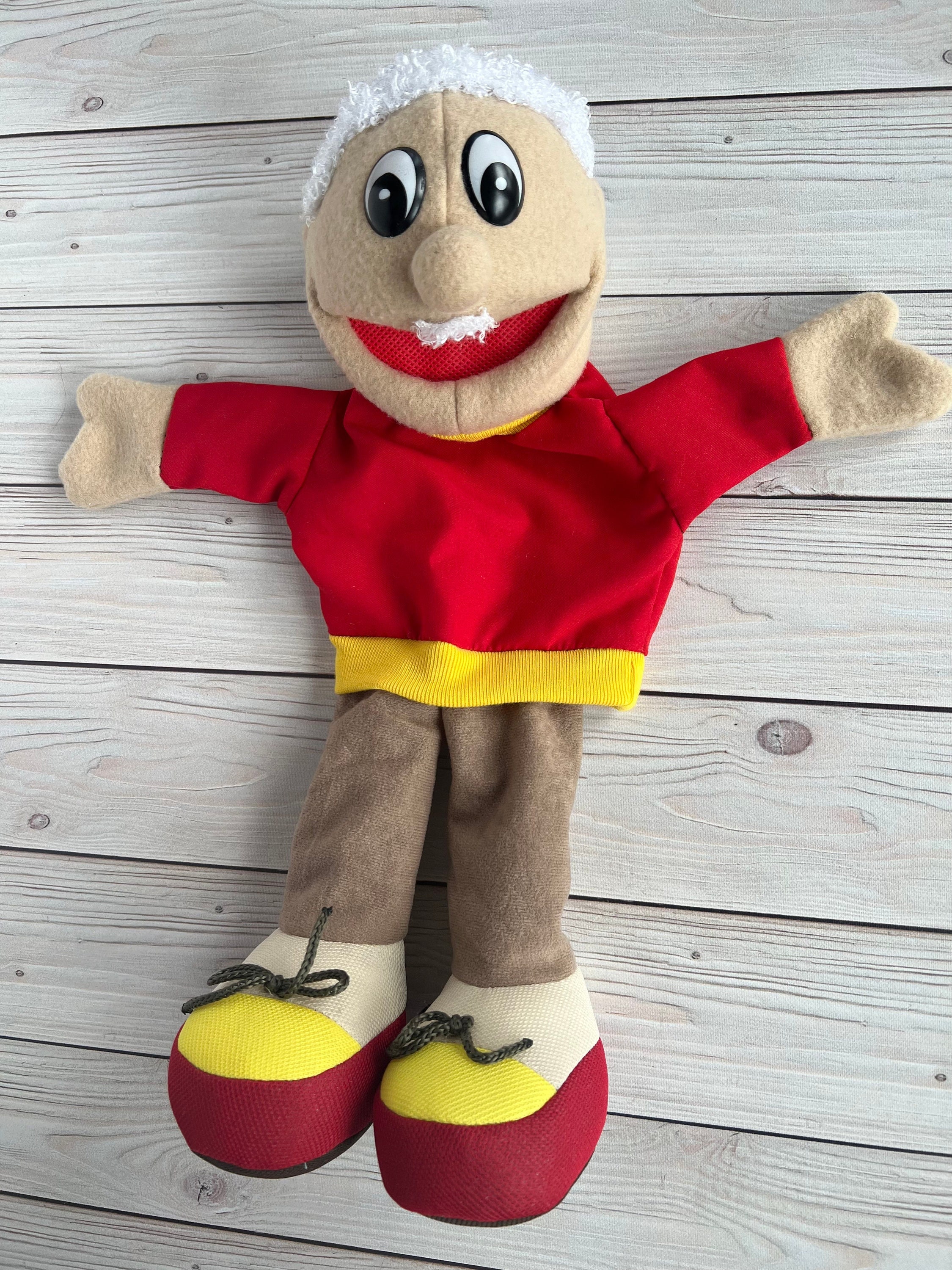 Grandpa Hand Puppet for Kids, Baby Learning, Teacher Tools ...