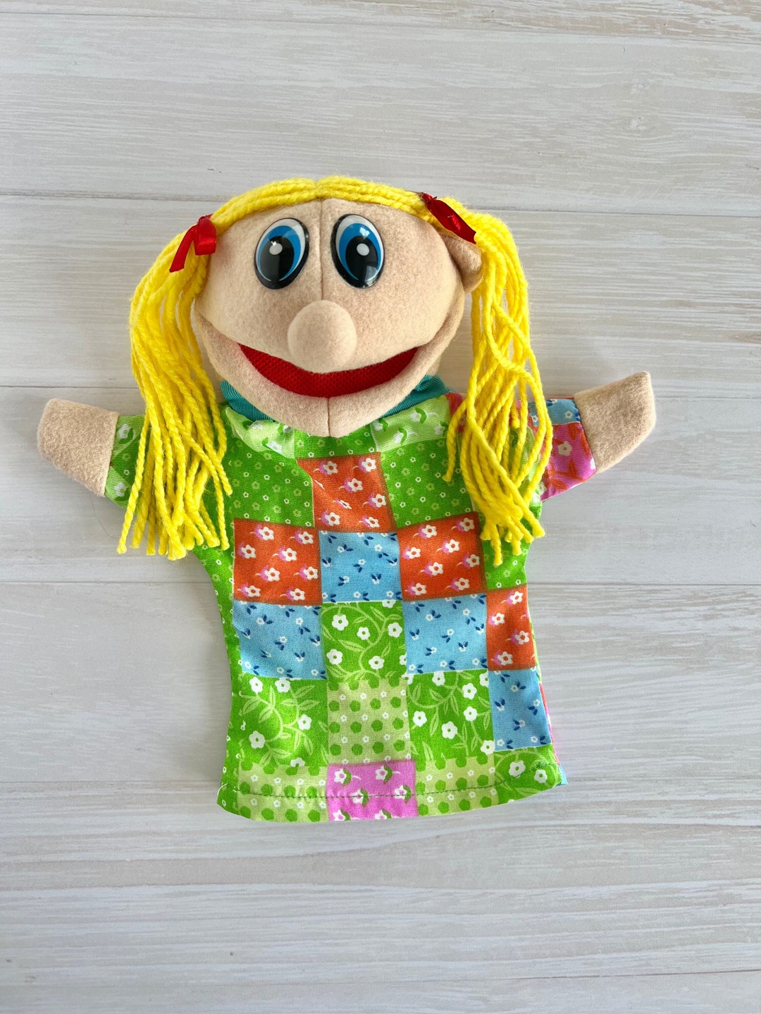 Girl Hand Puppet, Felt Hand Puppet, Interactive Children's Toys, Baby ...