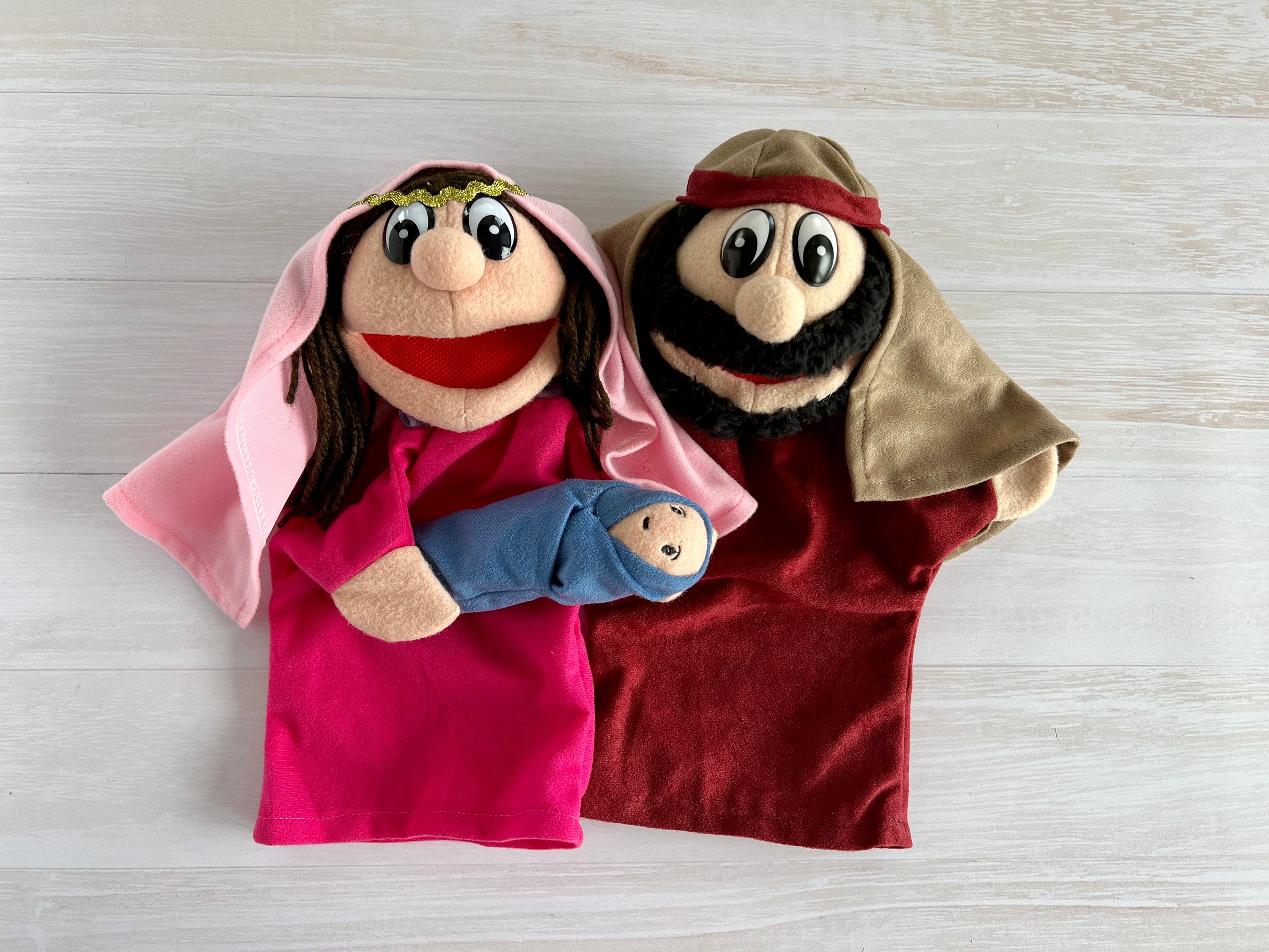 Nativity Hand Puppet Set, Ideal for Nativity Shows in Schools and ...