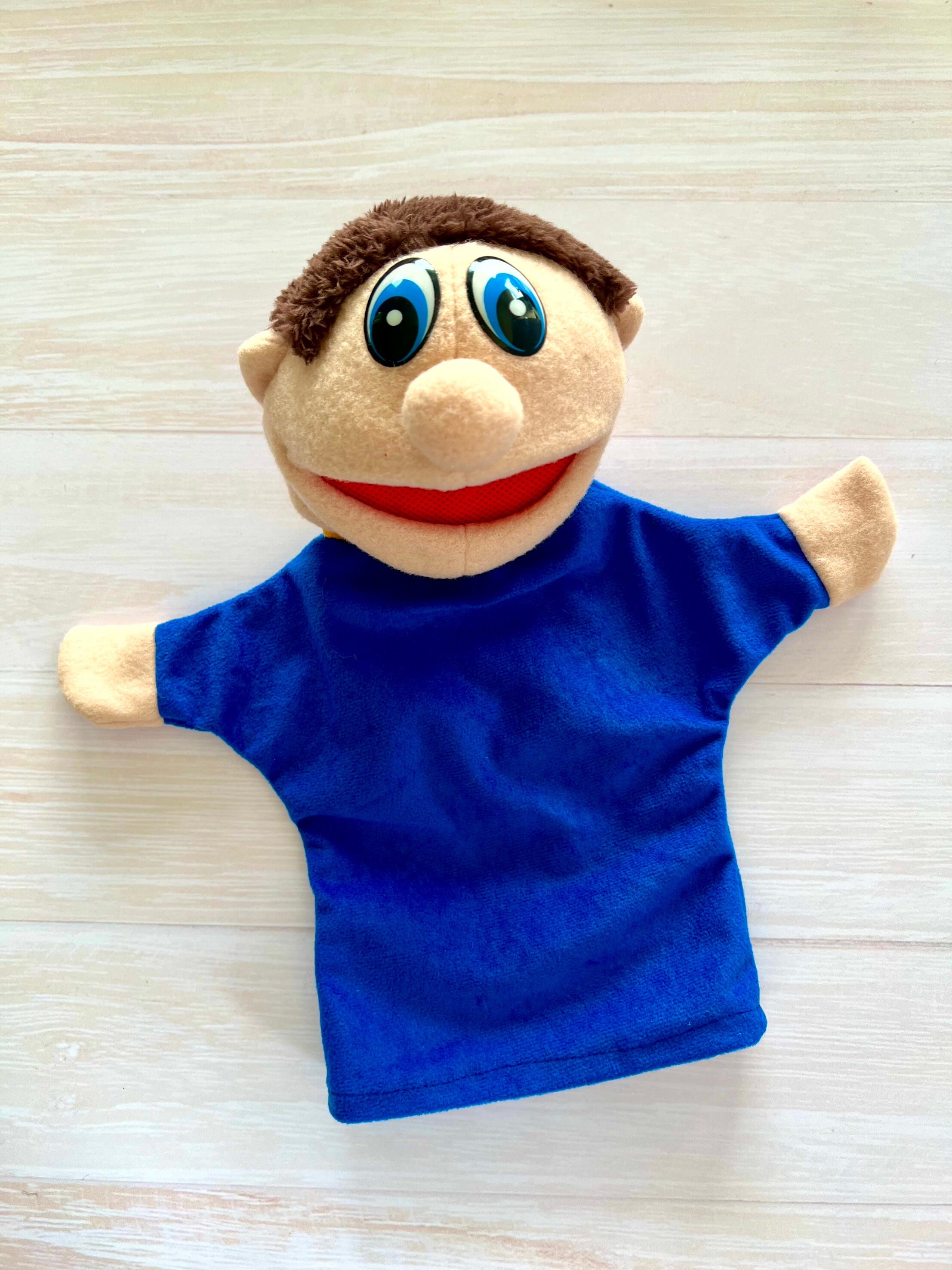 Boy Hand Puppet, Movable Mouth, Interactive Learning Toy - Etsy